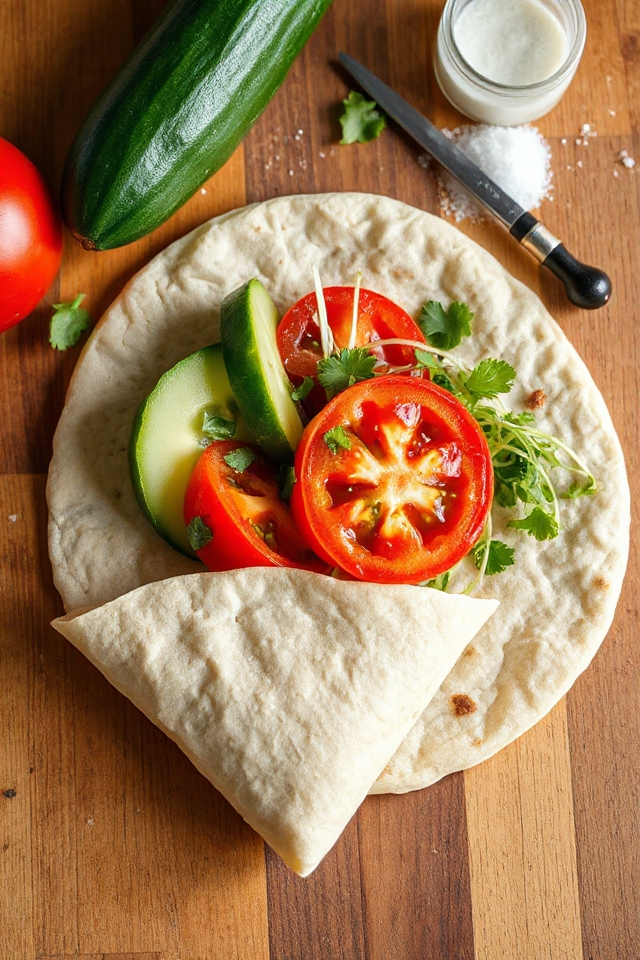 Veggie Wrap Recipe - fastfoodfixation.com
